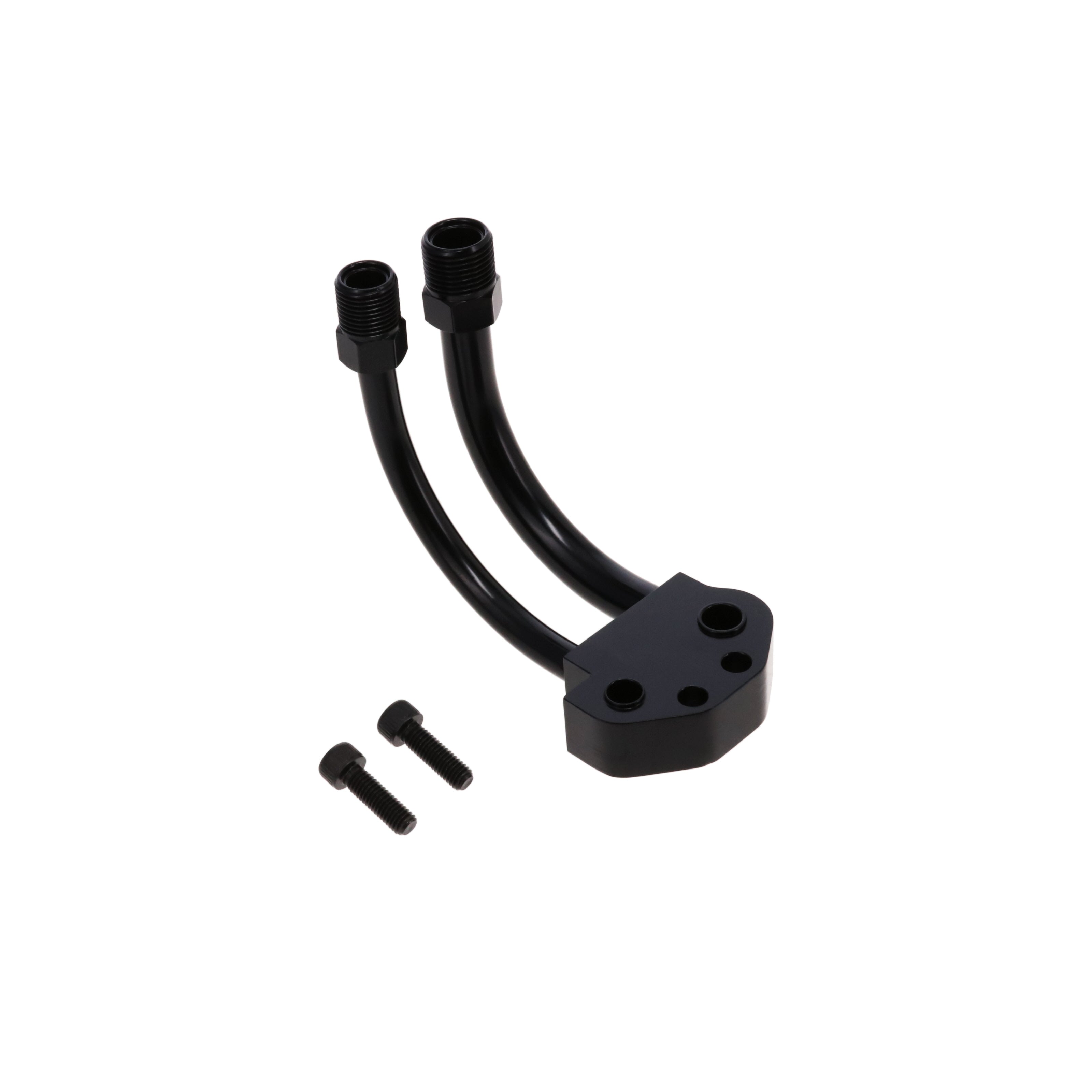 Curved A/C Manifold Fitting for Sanden SD-7 - Black – Top Street ...